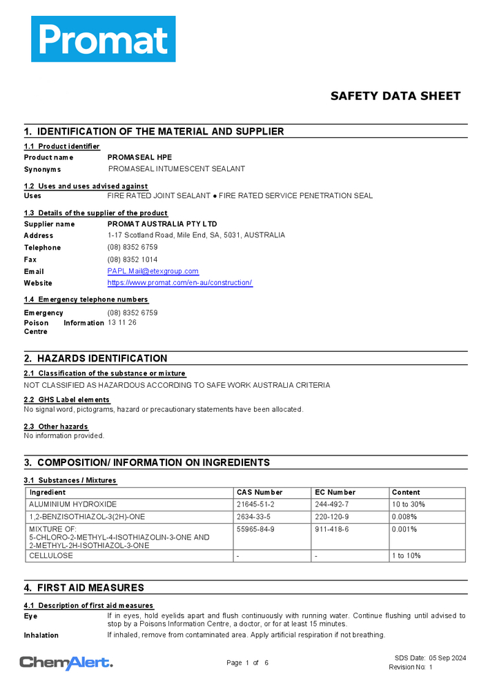 Documentation - Promat