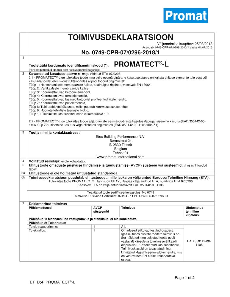 Documentation - Promat