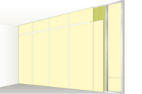 Cloison PROMATECT®-100 - Type 72/48 - EI 60 / E 120 - 41 dB - Laine de ...