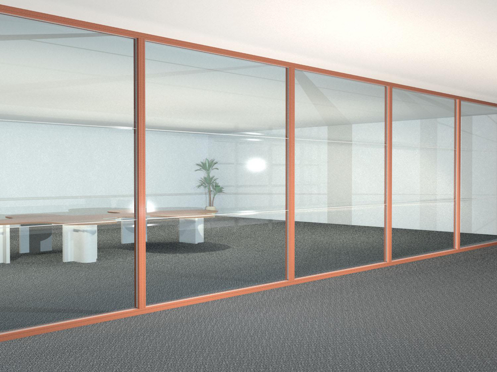 Cloison vitrée Promat®-SYSTEMGLAS 60 - Châssis bois - Joints ...