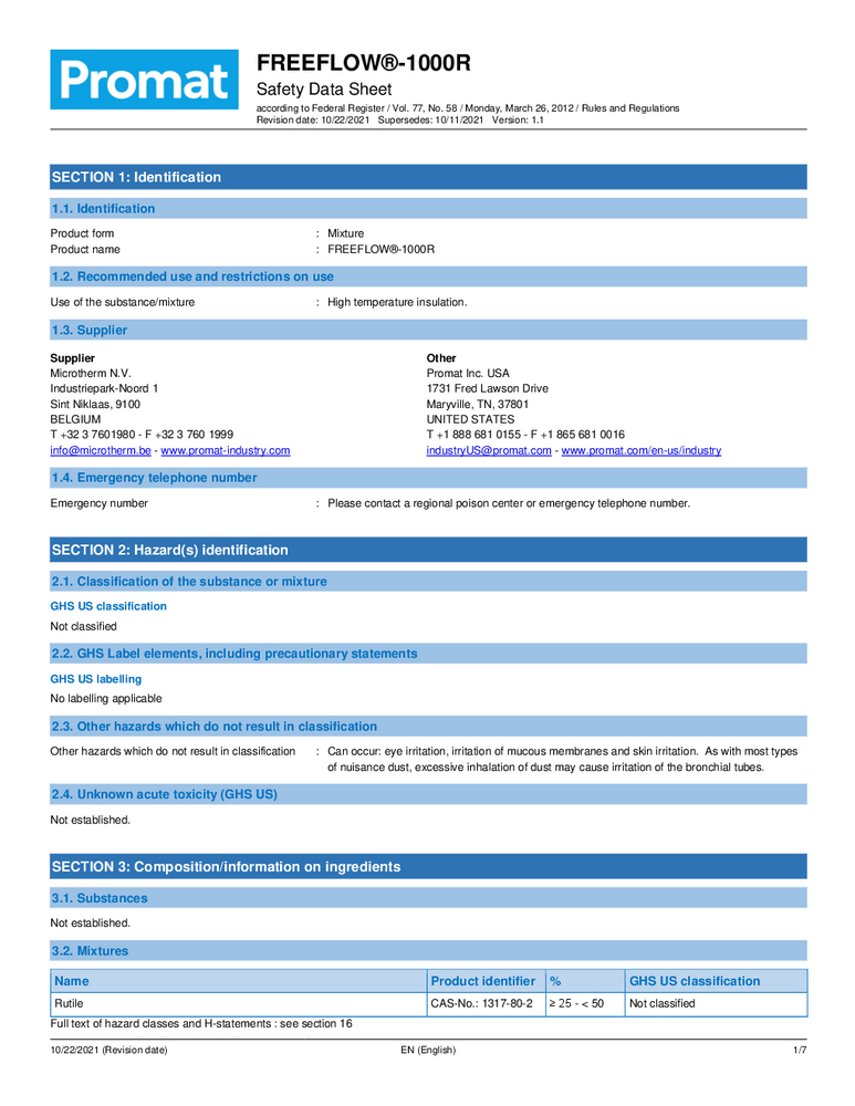 Documentation - Promat