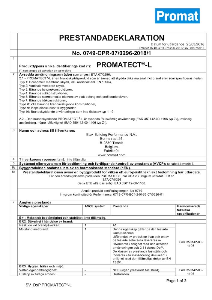 Documentation - Promat