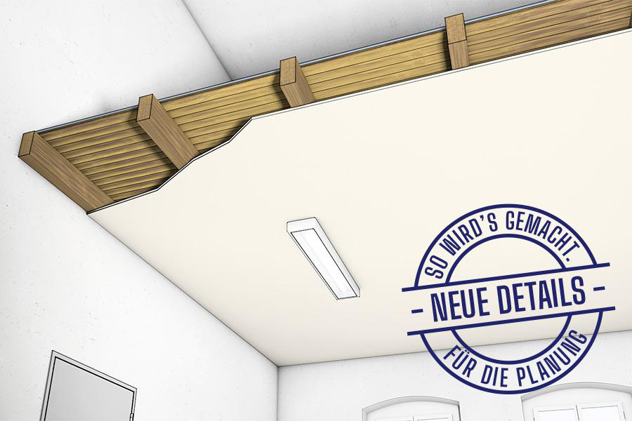 Konstruktion 128.30 Bekleidung für Holzbalkendecken, F90-B - Promat