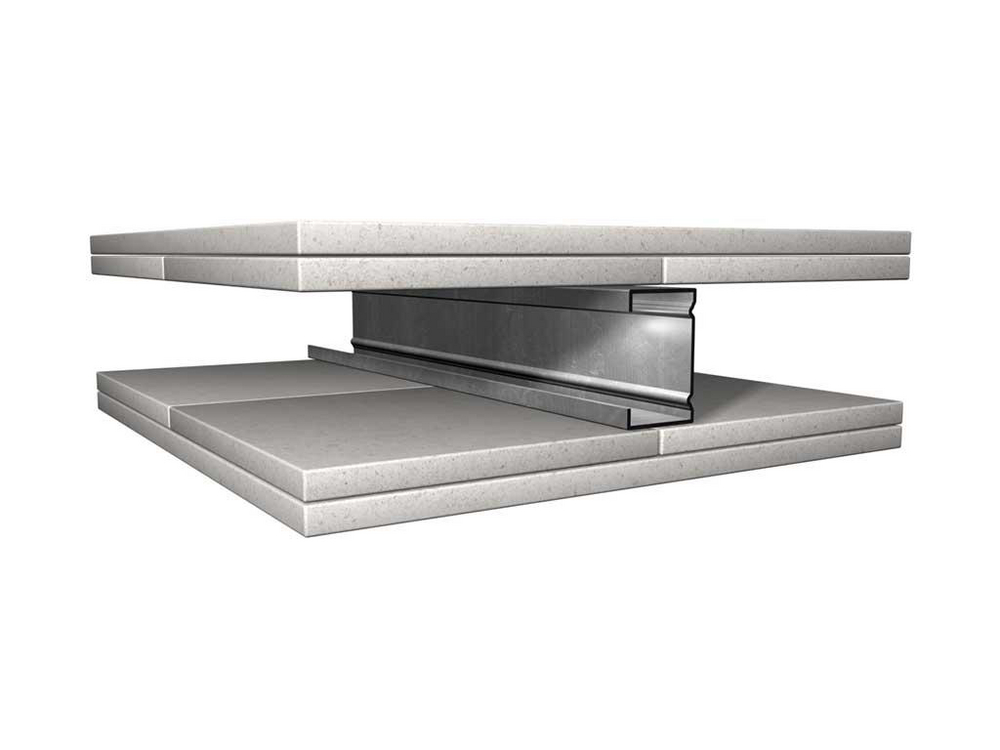 FRL -/240/240 Self-supporting membrane ceiling with PROMATECT®-100 2 x ...