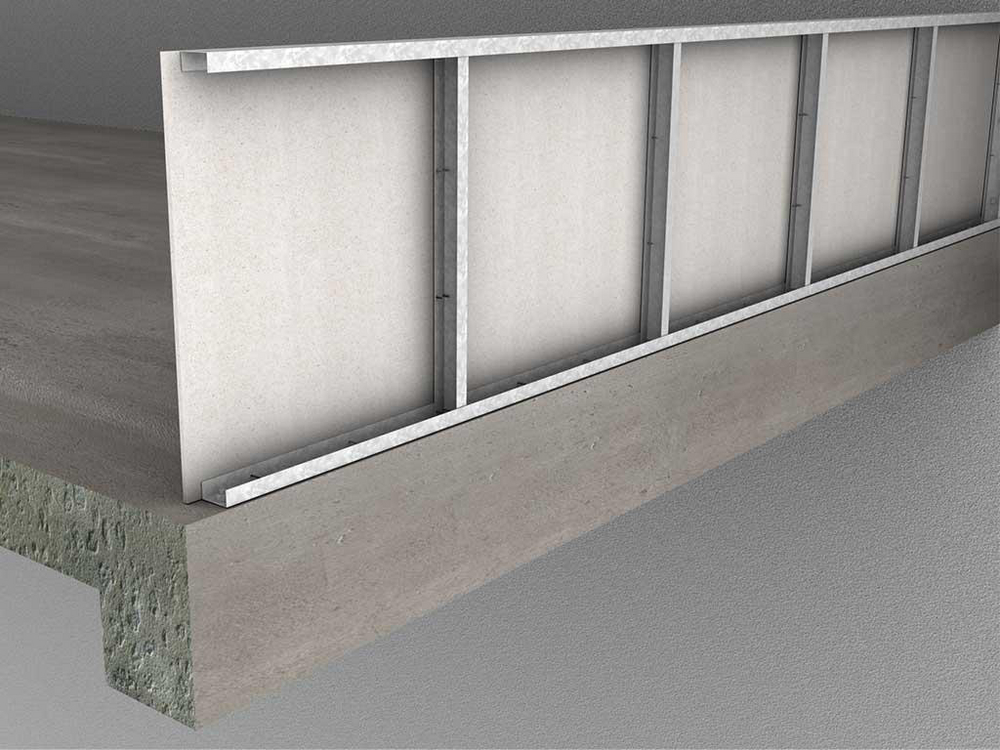 FRL -/120/120 Insulated Vertical Up or Downstand Barrier with PROMATECT ...