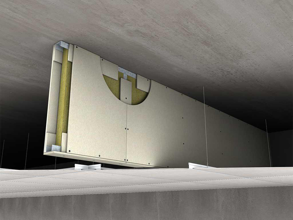 FRL -/120/- Uninsulated Horizontal Barrier with PROMATECT®-H - against ...