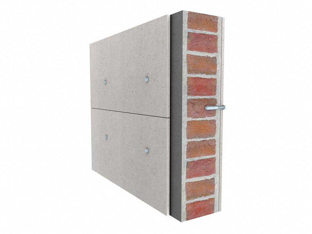 Vertical Concrete Brick Vertical Stak Bond