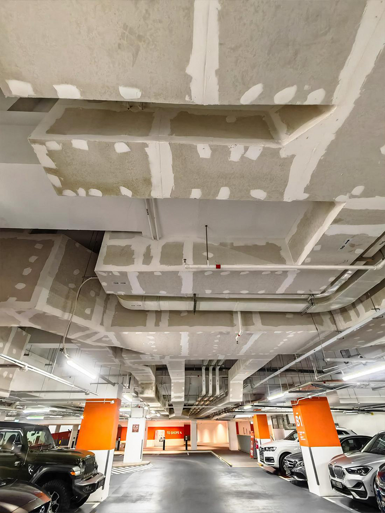 One Holland Village Mall basement parking - Promat Singapore