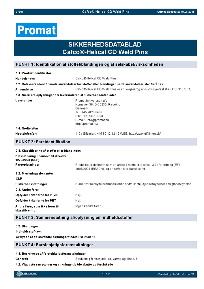 Dokumentation - Promat